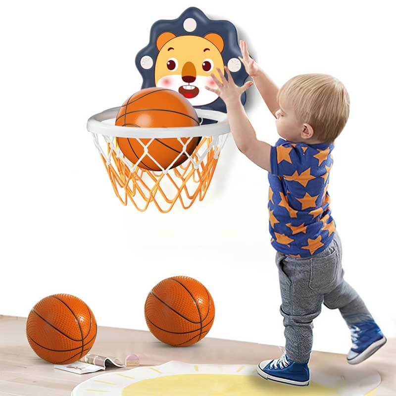Toddlers Kids Boys Mini Basketball Hoop Toys Indoor,Adjustable Height ...